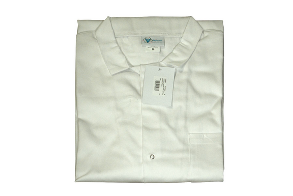 DR Uniforms Snap Closure Knee Length Long Lab Coat White - Laboratory ...