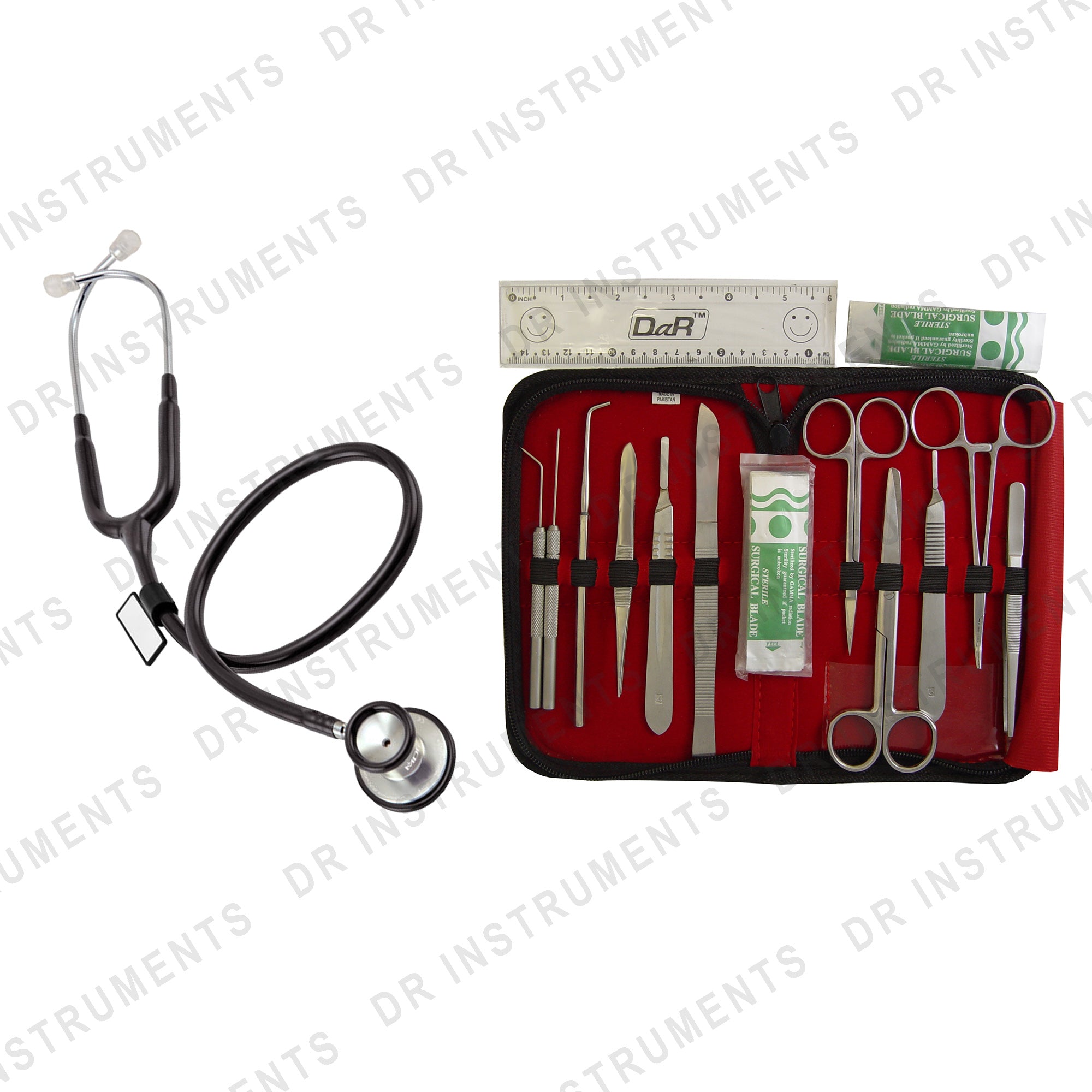 Anatomy Dissection Kit & Stethoscope Package - 10301GSMC – DR Instruments