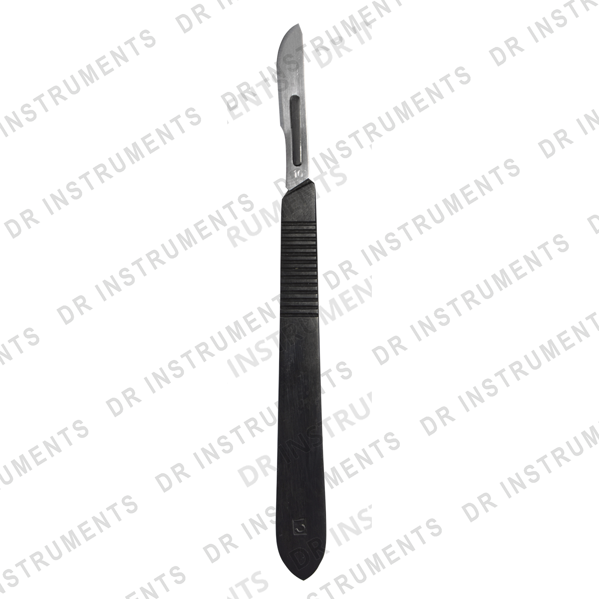 Scalpel Handle No. 3 - Black Oxide - Scalpel Blade - DR Instruments